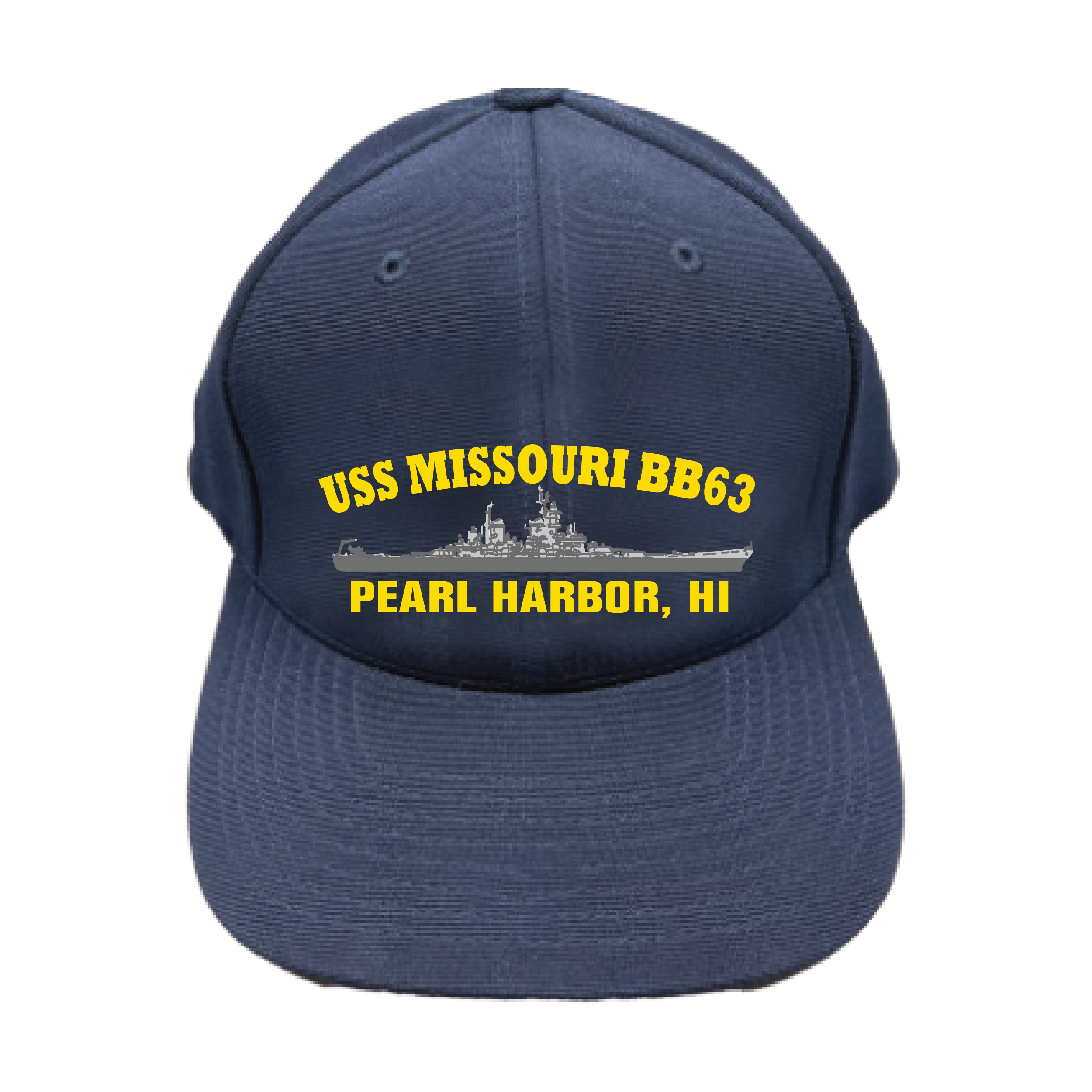 BB63 USS Missouri Tour Adult Baseball Cap